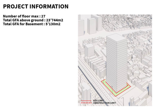 The Y tower, Preliminary Concept, Hanoi, Vietnam